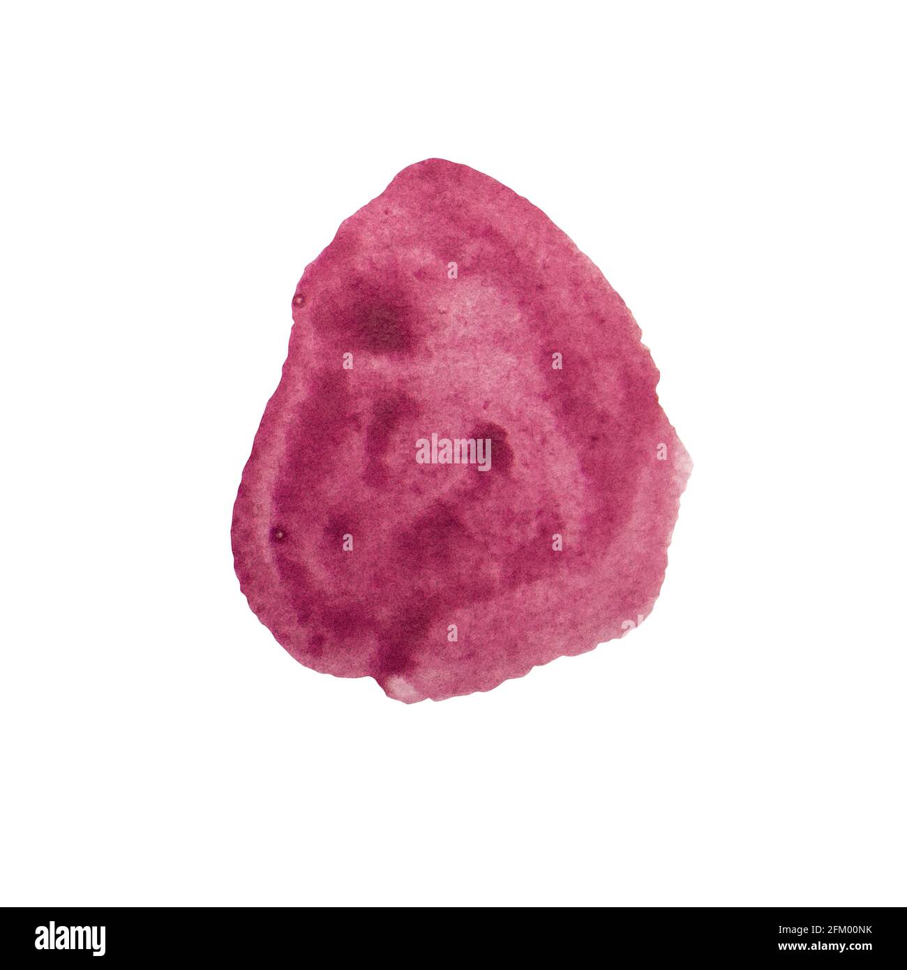 Watercolor red smear on white background. Vector illustration for web ...