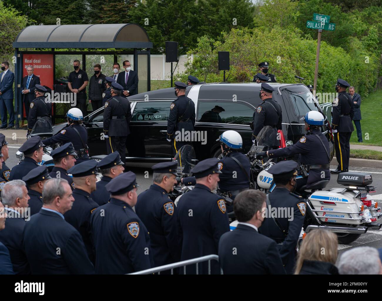 New York, USA. 04th May, 2021. Funeral service for NYC Police Officer ...