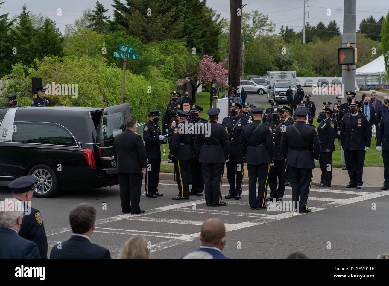 New York, USA. 04th May, 2021. Funeral service for NYC Police Officer ...