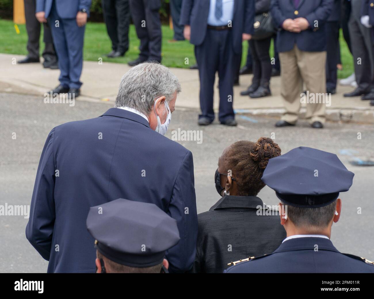 New York, USA. 04th May, 2021. Funeral service for NYC Police Officer ...