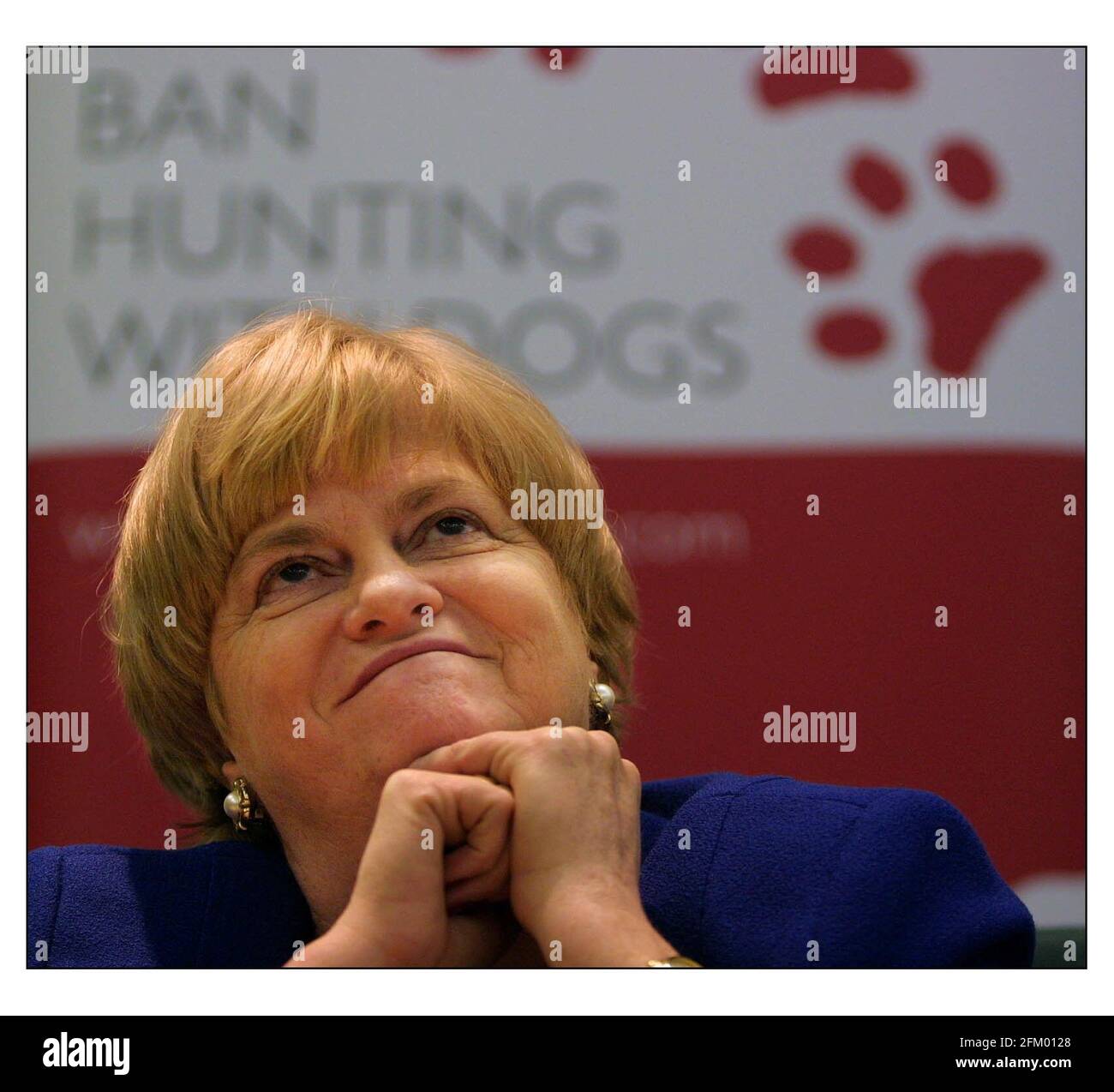 Anne Widdecombe and Tony Banks in Westminster to launch a anti hunting ...