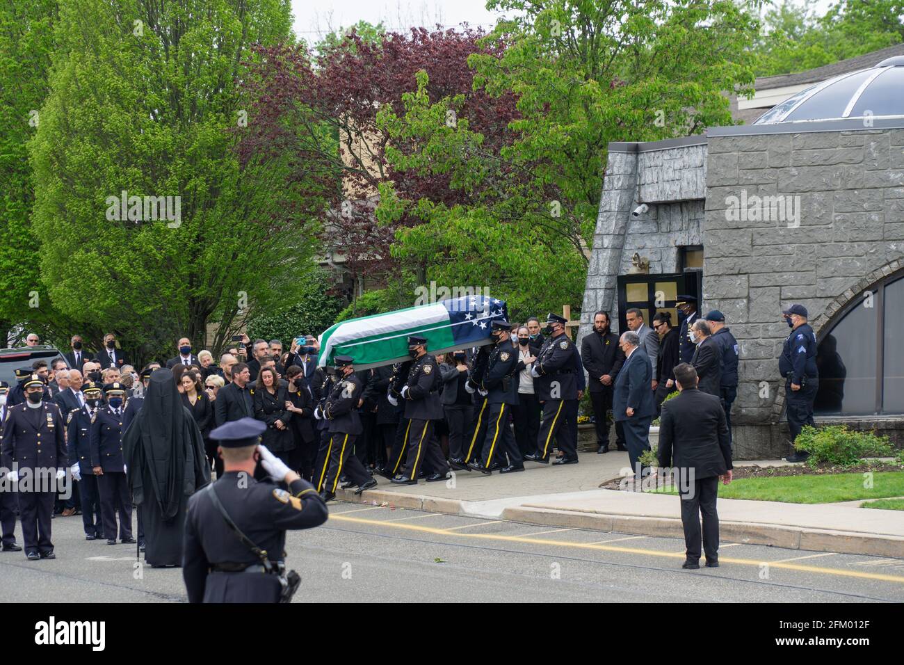 New York, USA. 04th May, 2021. Funeral service for NYC Police Officer ...