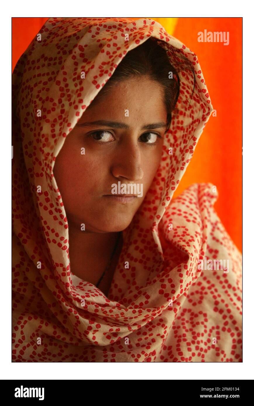 Shazia Khalid in north London (Rape Victim)pic David Sandison 17/8/2005 ...