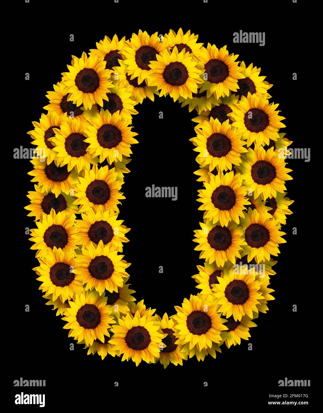 Floral number zero design hi-res stock photography and images - Alamy