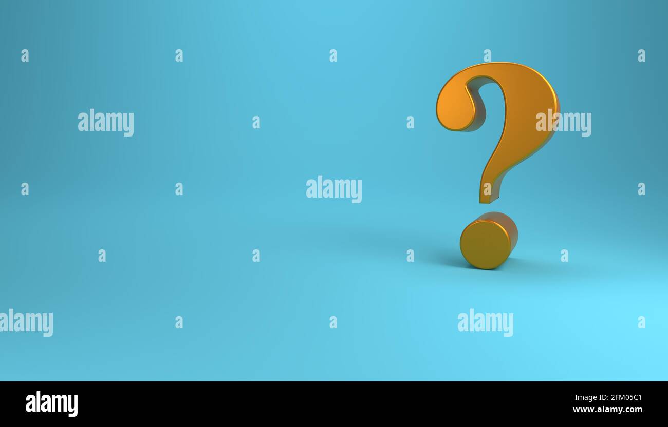 Golden question mark hi-res stock photography and images - Alamy