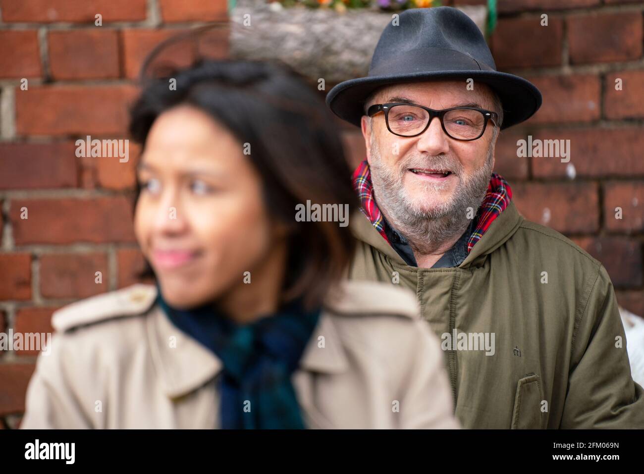 Founder of pro Union All for Unity party George Galloway campaigns on ...