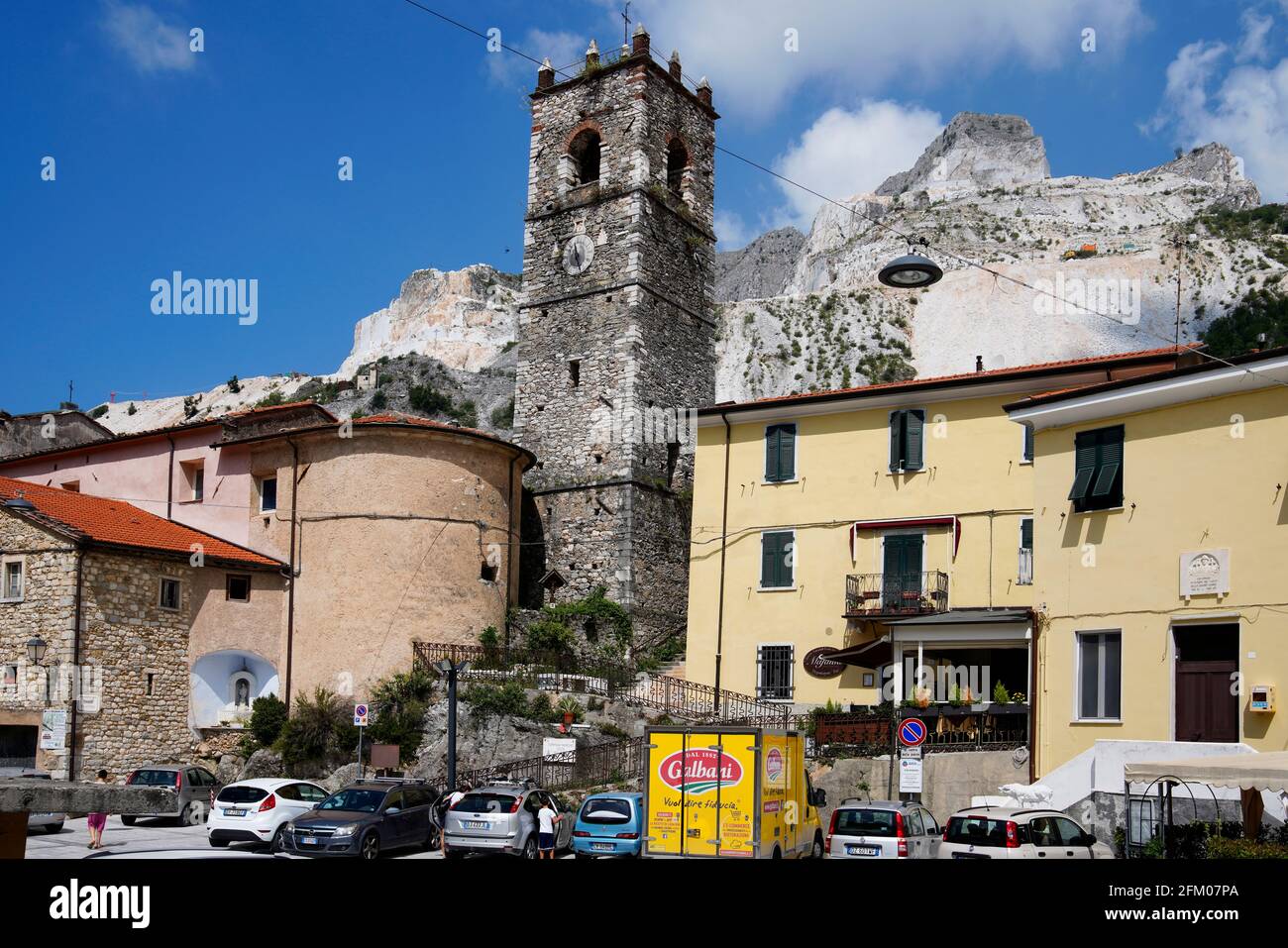 Colonnata carrara, Tuscany, Italy Stock Photo - Alamy