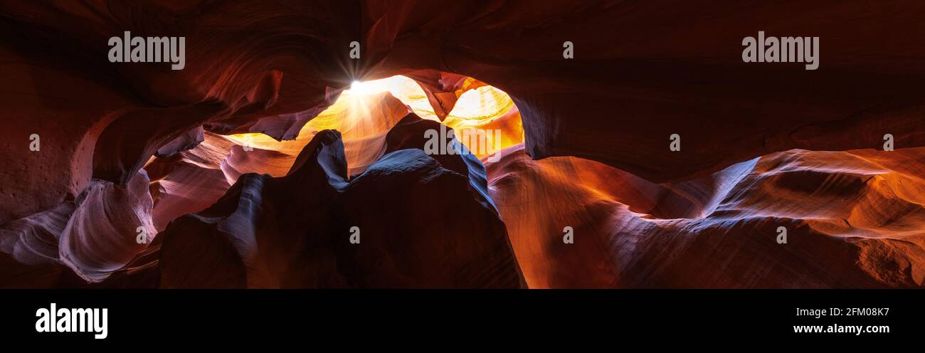 Inside view of an Antelope Canyon in Arizona, the US Stock Photo - Alamy