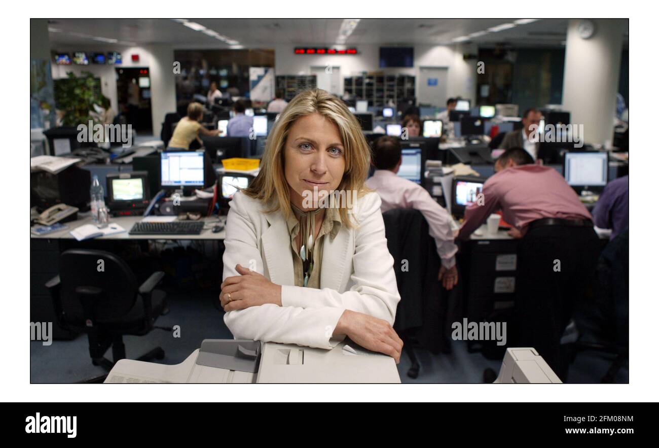 Deborah Turness editor at ITV Newspic David Sandison 4/8/2005 Stock ...