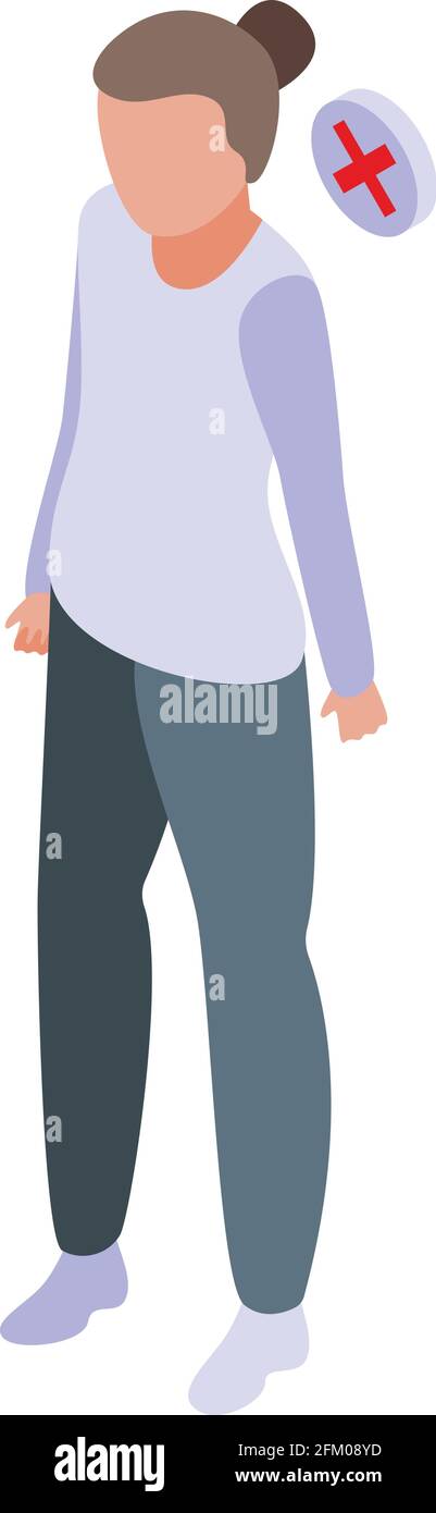 Decline client icon. Isometric of Decline client vector icon for web ...