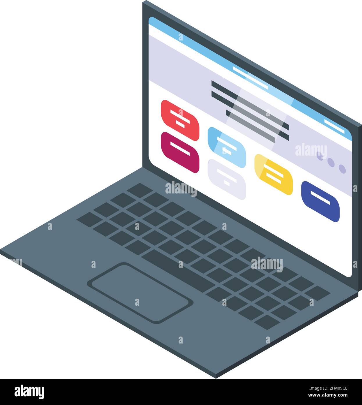 Tracking task icon. Isometric of Tracking task vector icon for web ...