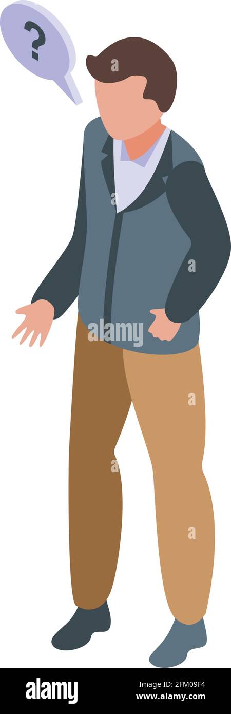 Help assistant icon. Isometric of Help assistant vector icon for web ...