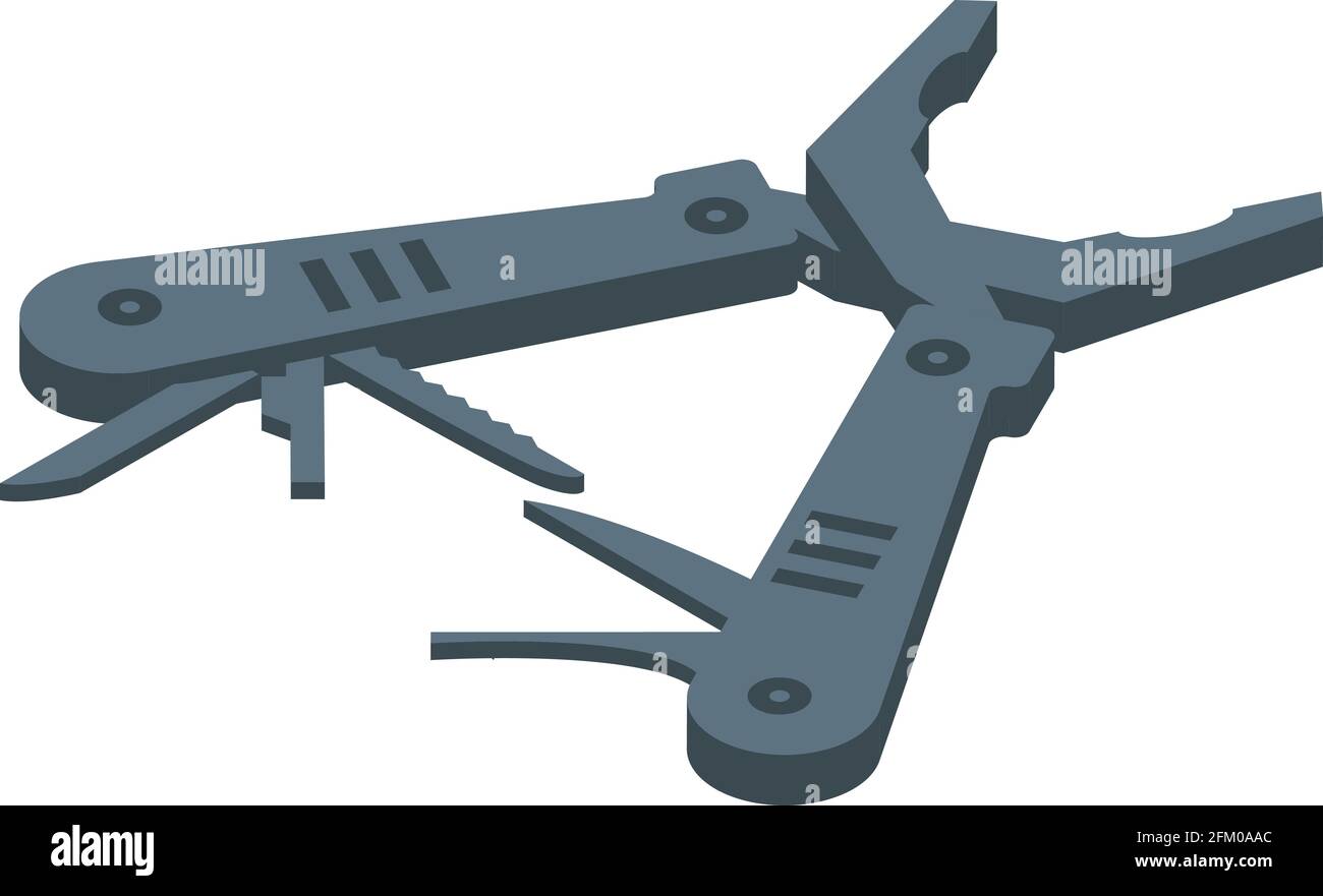 Multitool icon. Isometric of Multitool vector icon for web design ...
