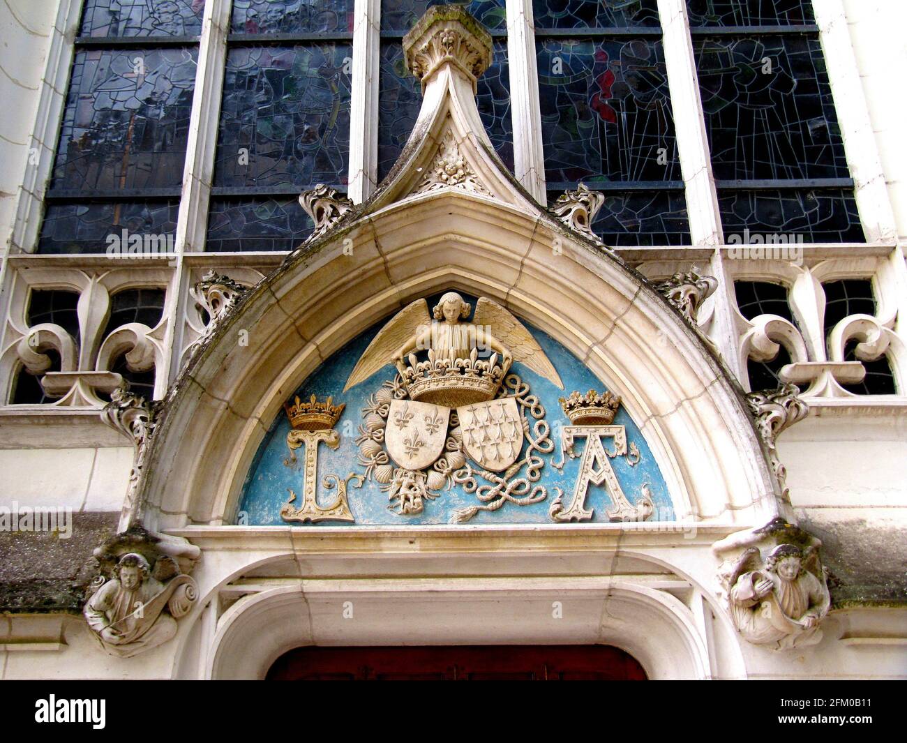 Castle of Blois - St Calais chapel Stock Photo - Alamy