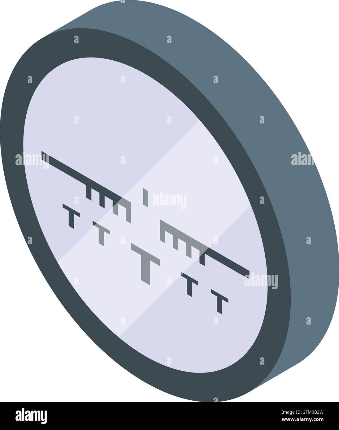 Target sight icon. Isometric of Target sight vector icon for web design ...