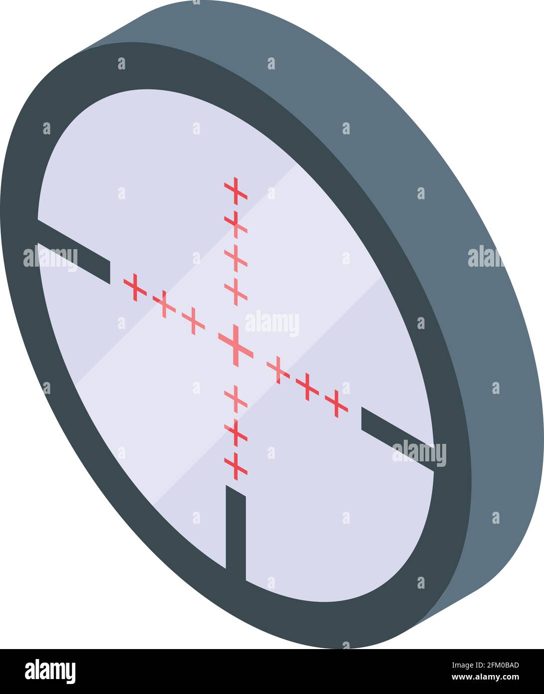 Center scope sight icon. Isometric of Center scope sight vector icon ... Center scope sight icon. Isometric of Center scope sight vector icon ...