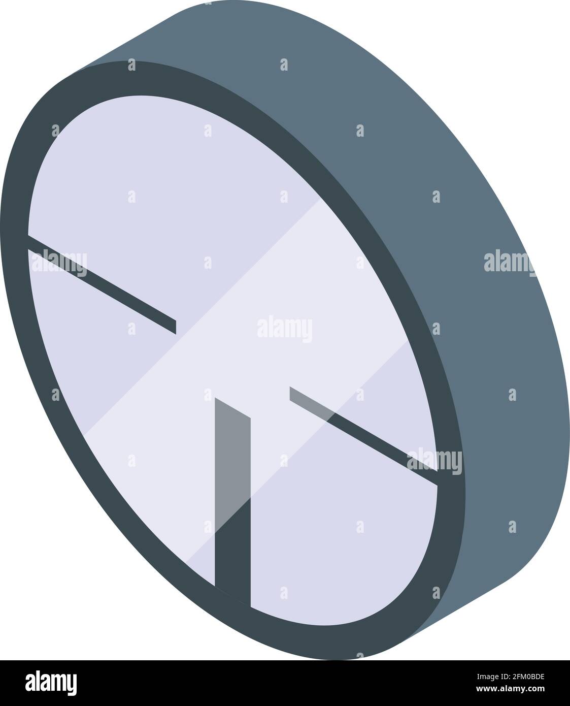 Point scope sight icon. Isometric of Point scope sight vector icon for ...