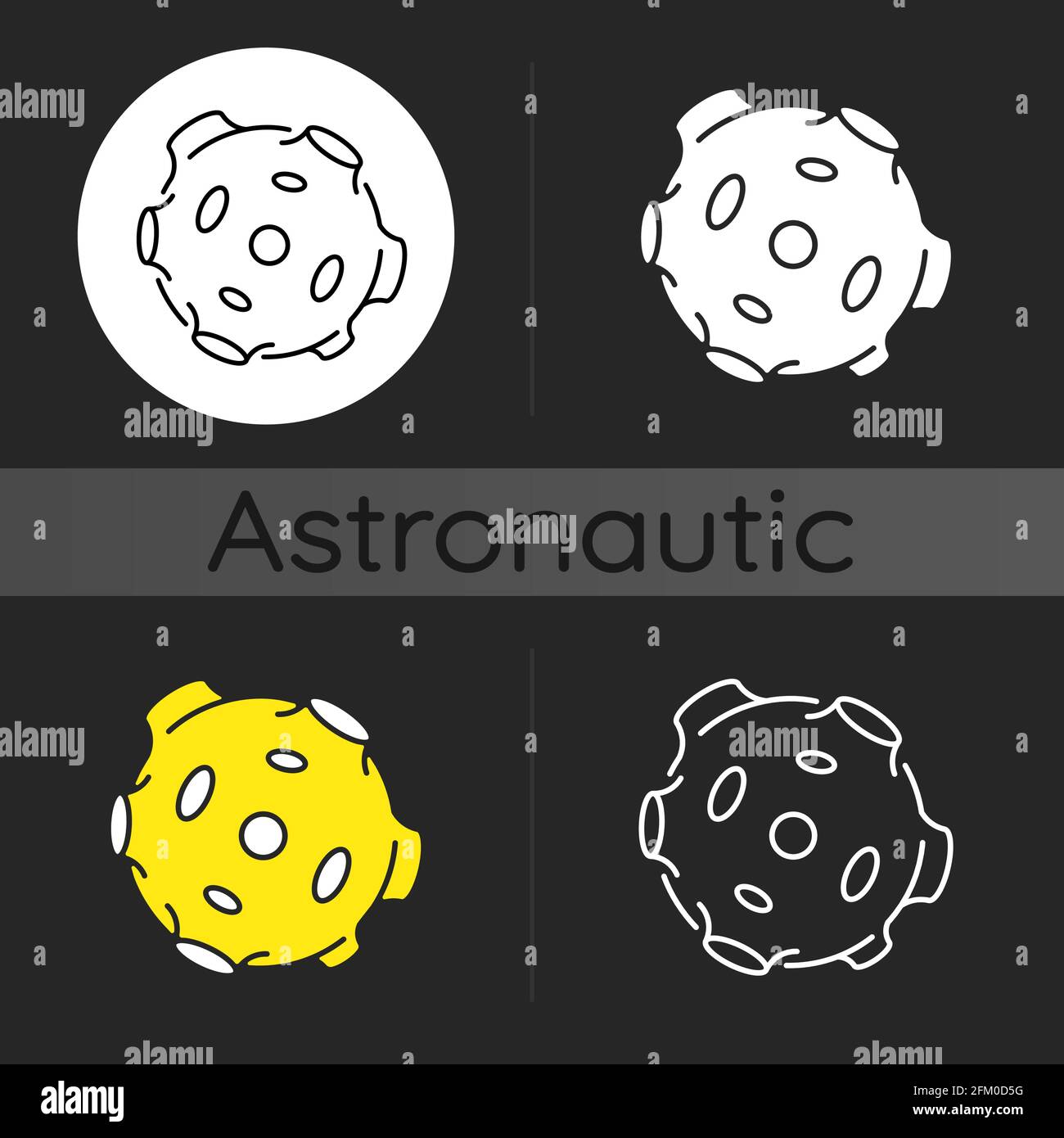 Moon dark theme icon Stock Vector Image & Art - Alamy