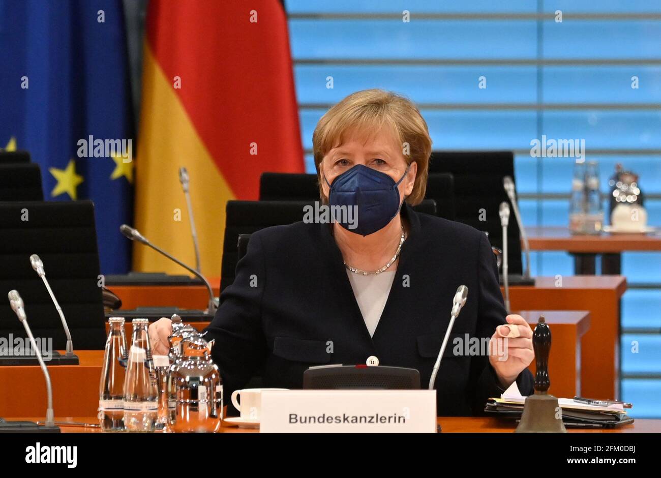 Berlin, Germany. 05th May, 2021. German Chancellor Angela Merkel (CDU ...
