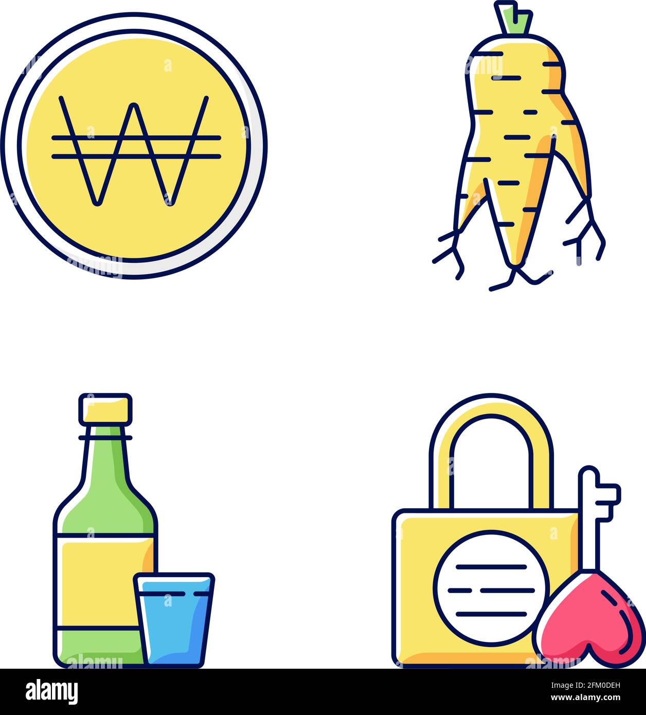 Korea RGB color icons set Stock Vector Image & Art - Alamy Korea RGB color icons set Stock Vector Image & Art - Alamy