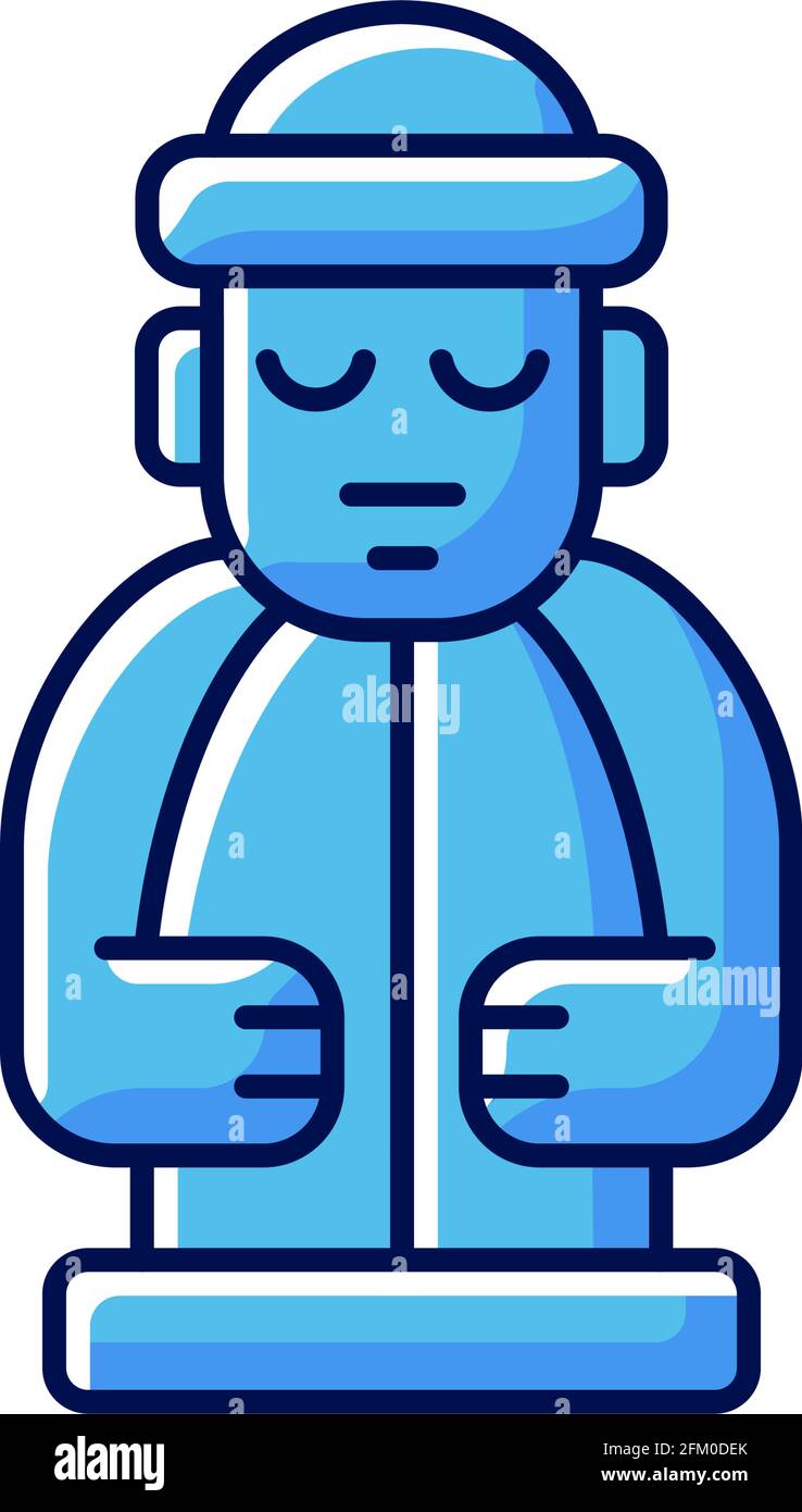 Jeju island statues RGB color icon Stock Vector Image & Art - Alamy