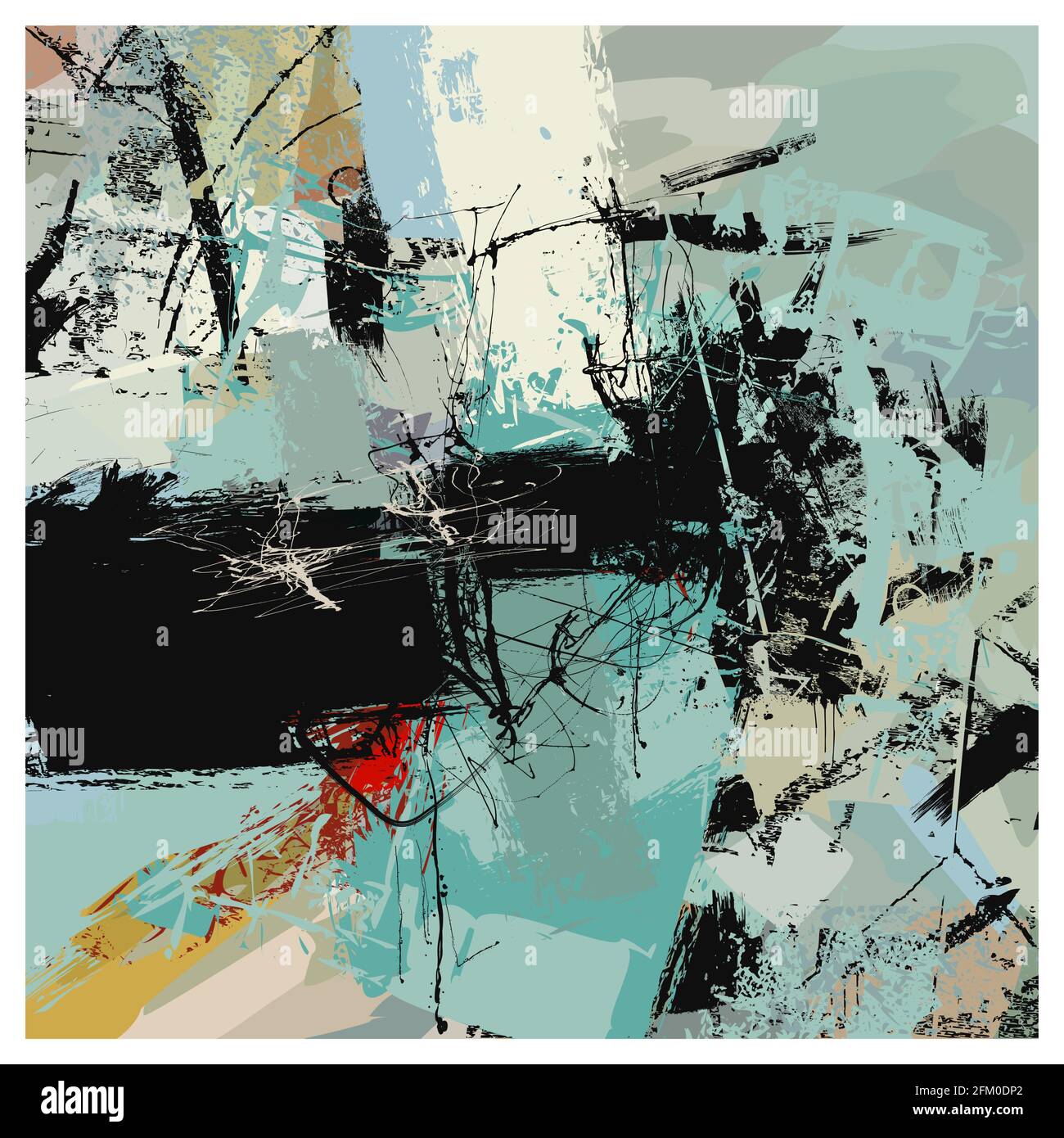 Original abstract vectorial composition - vector illustration Stock ...