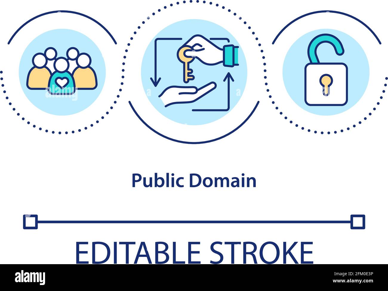 Public domain concept icon hi-res stock photography and images - Alamy