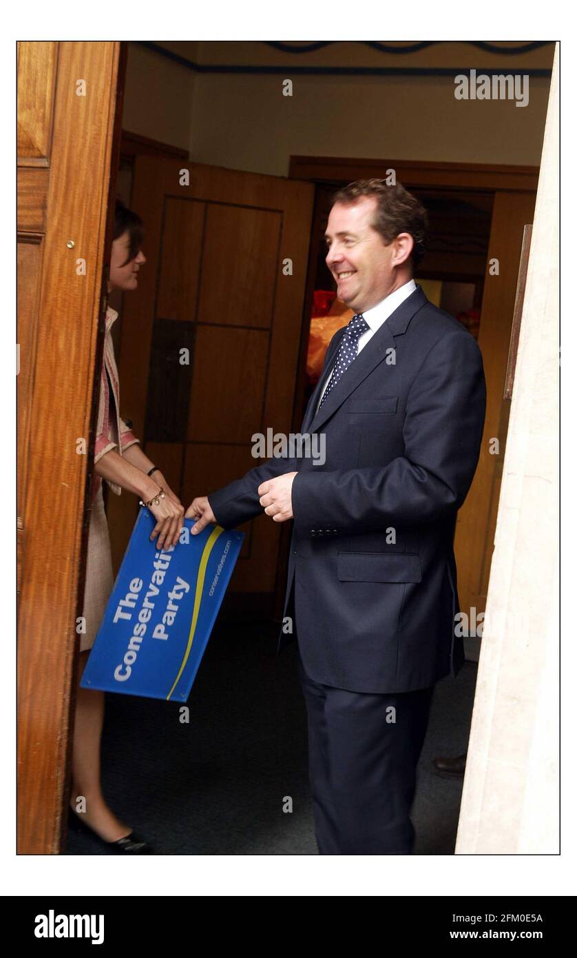 The Conservative Party moving HOME.......Liam Foxpic David Sandison 22 ...