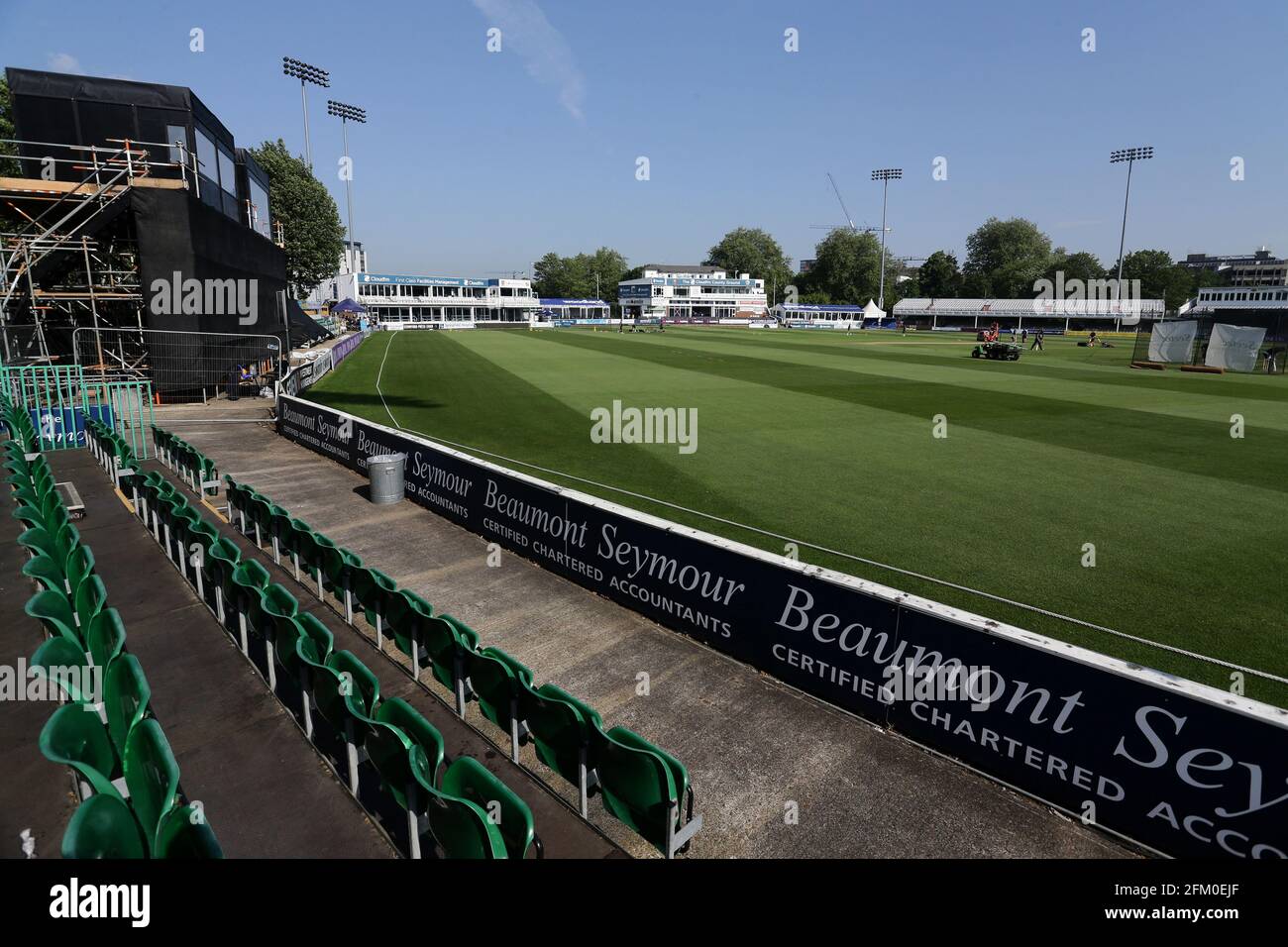General view of the ground during Essex Eagles vs Surrey, Royal London ...