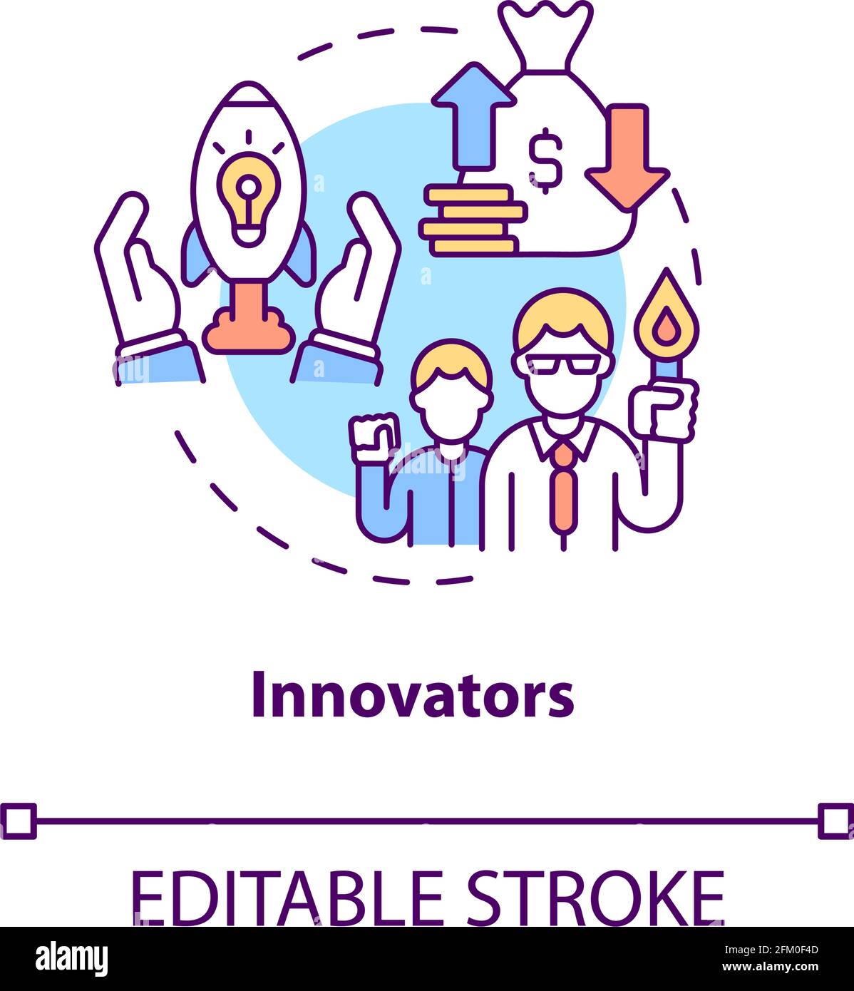 Innovators concept icon Stock Vector Image & Art - Alamy