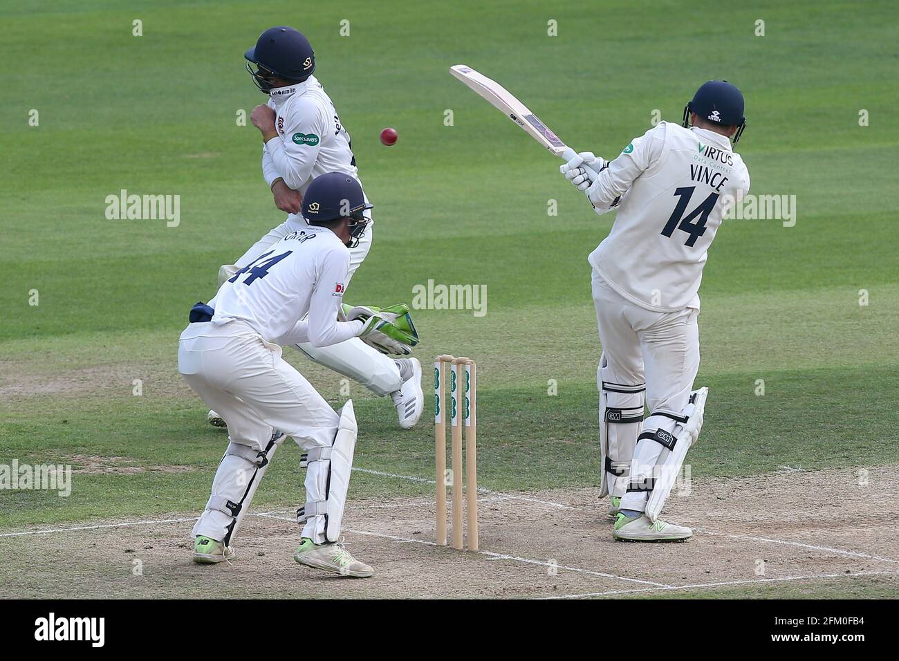 Cricket action shot ccc county cricket club c c c hi-res stock ...