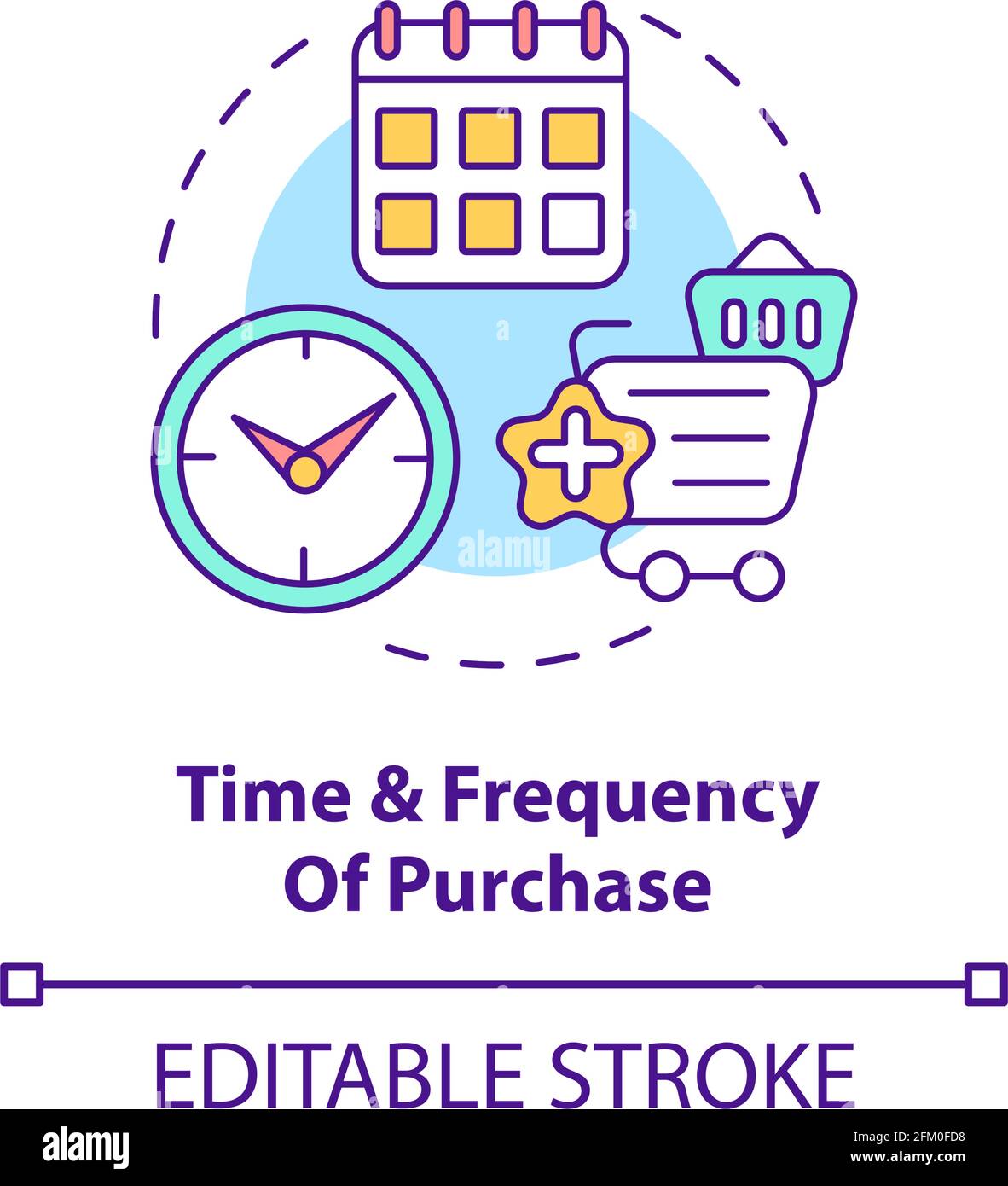 Customer frequency Stock Vector Images - Alamy