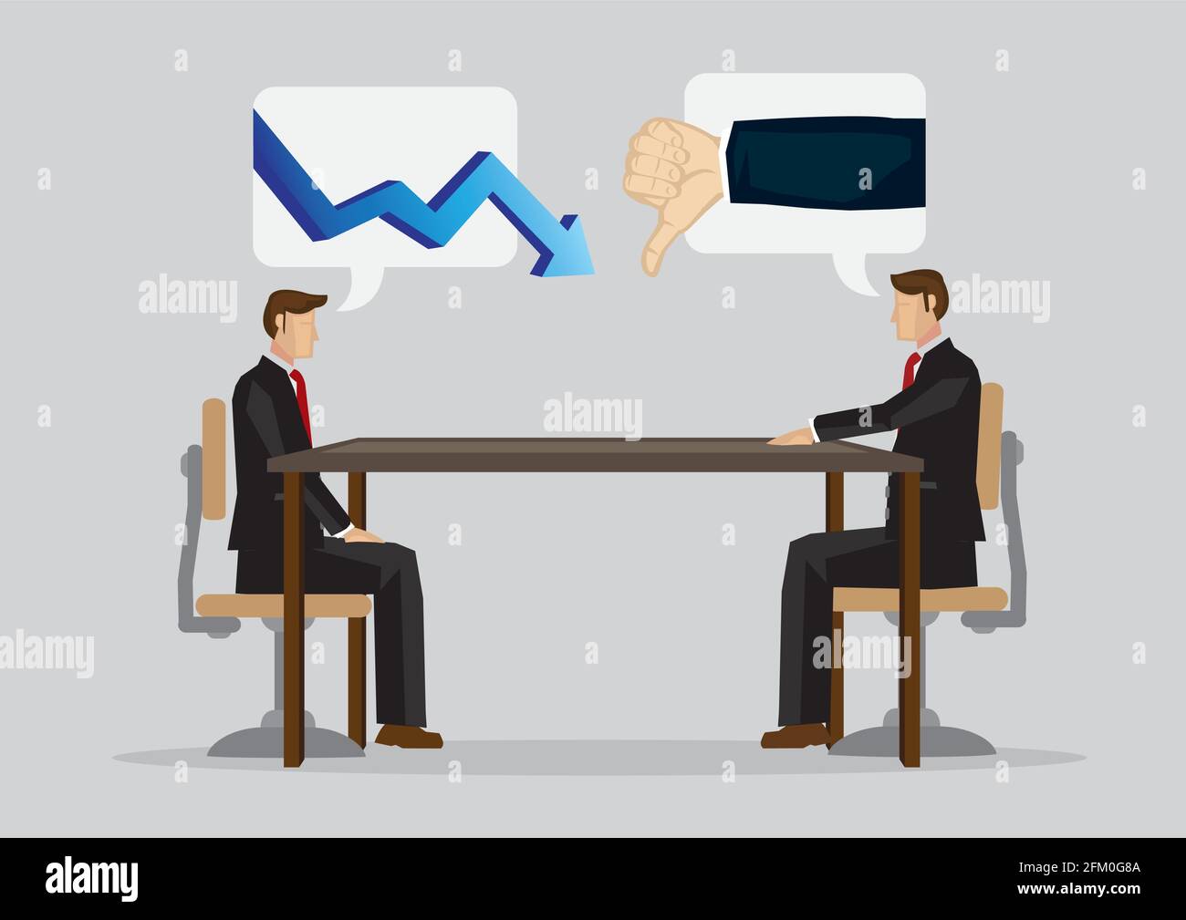 Cartoon employee get scold from his employer for not getting more ...