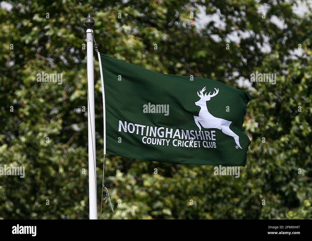The Nottinghamshire flag flies during Essex CCC vs Nottinghamshire CCC ...