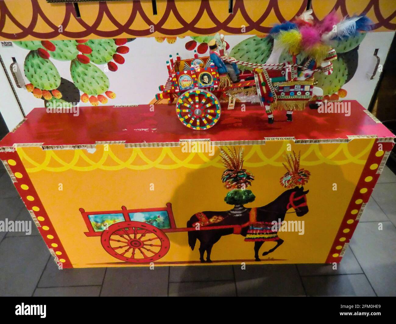 Sicilian donkey cart hi-res stock photography and images - Alamy