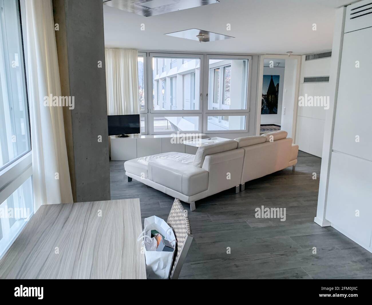 Beautiful Modern Apartment Stock Photo - Alamy