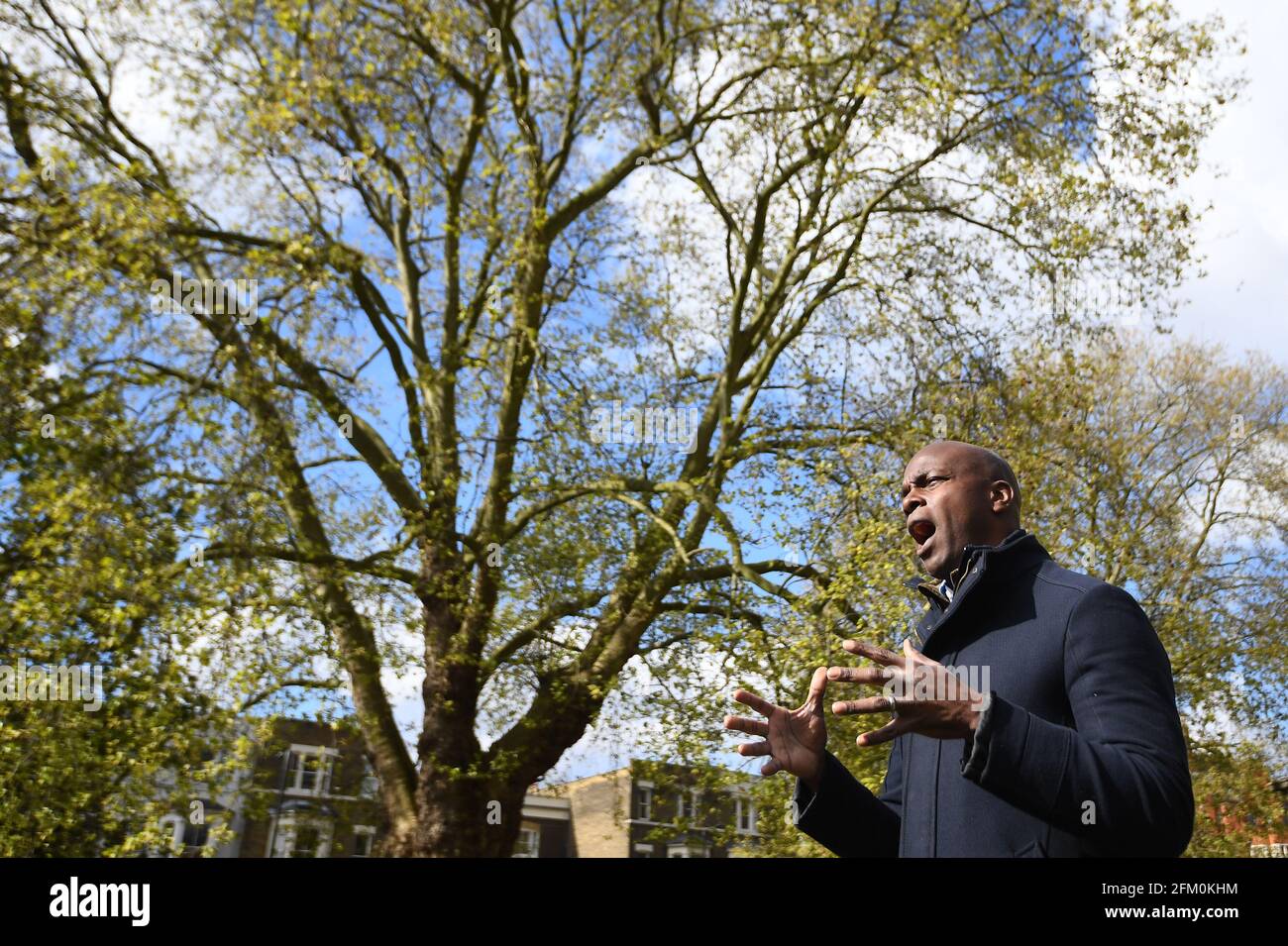 Conservative London mayoral candidate Shaun Bailey during a visit to ...