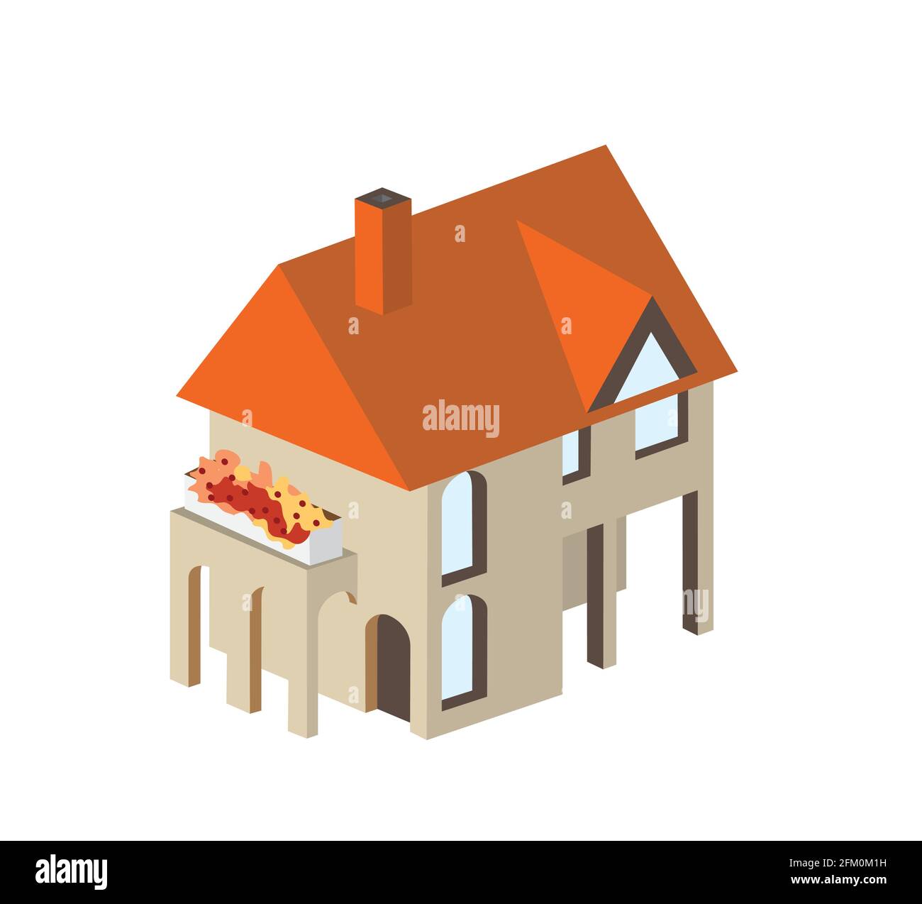 View town trees in Cut Out Stock Images & Pictures - Alamy