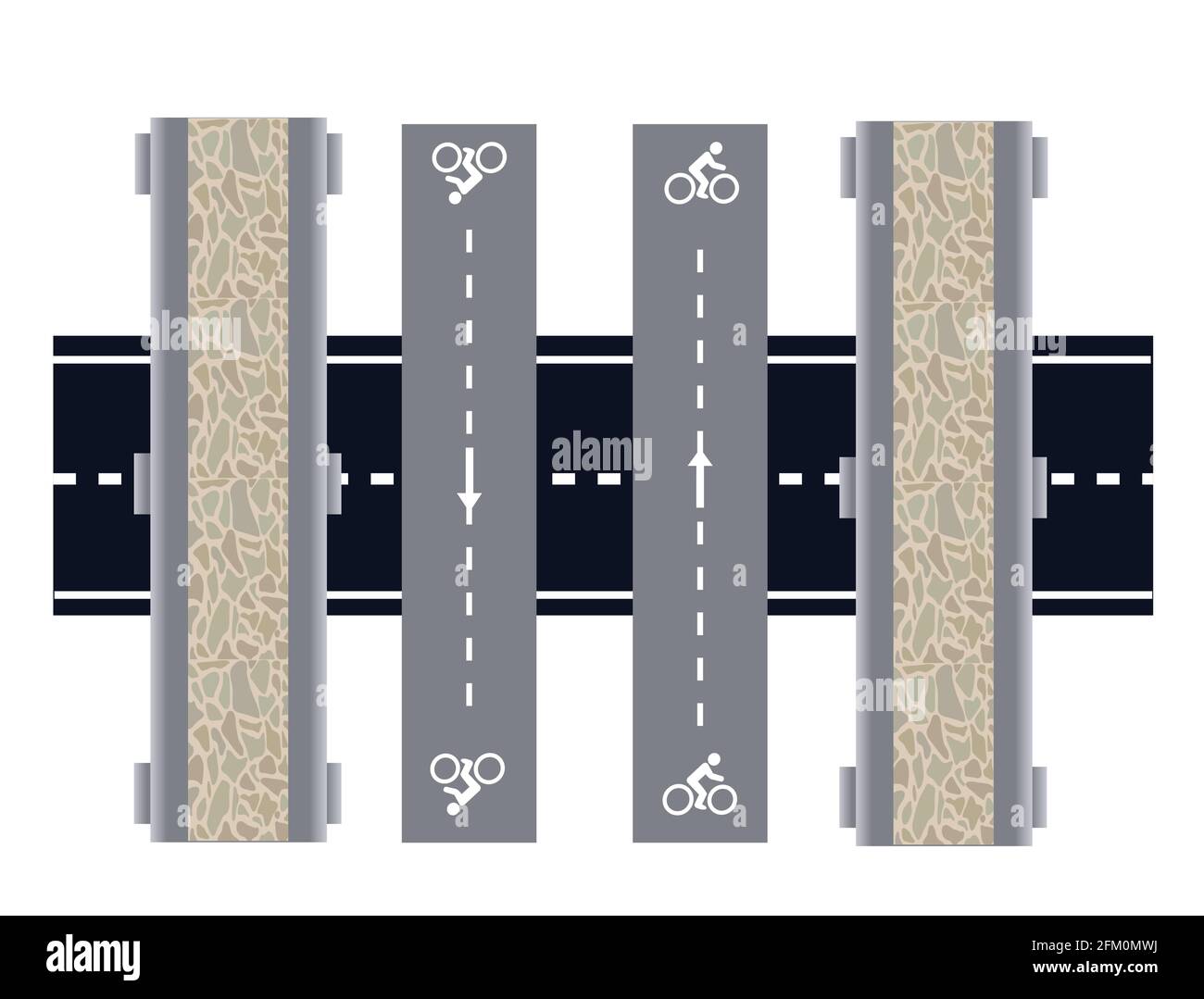Semi urban view Stock Vector Images - Alamy