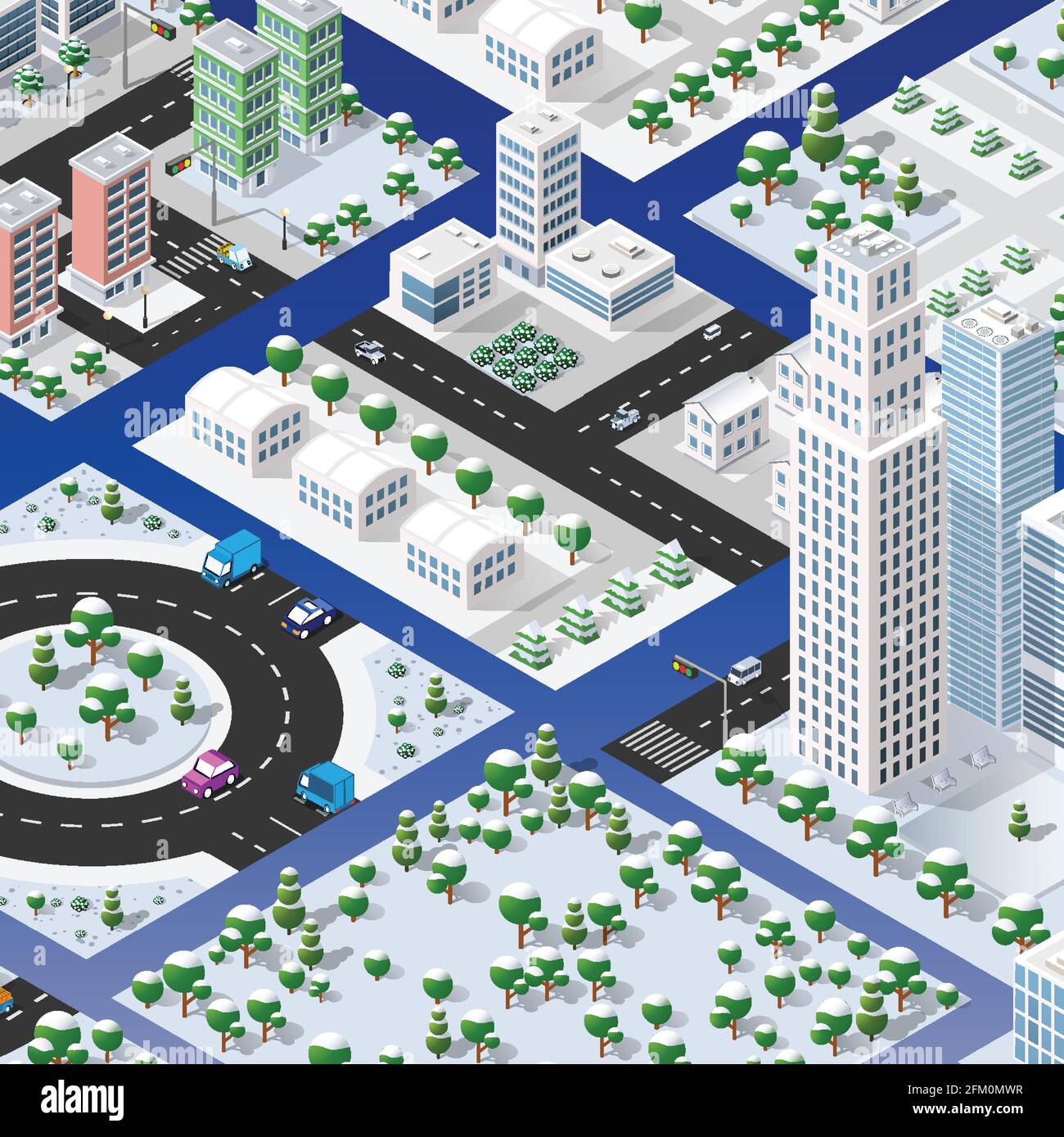 Modern residential areas Stock Vector Images - Alamy