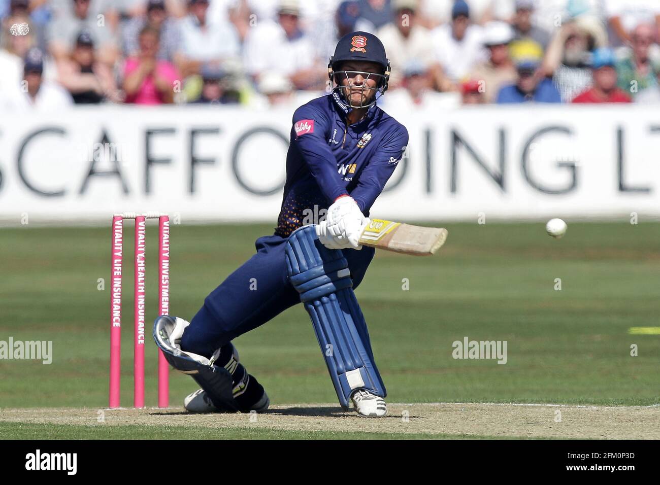 Michael Pepper in batting action for Essex during Essex Eagles vs ...