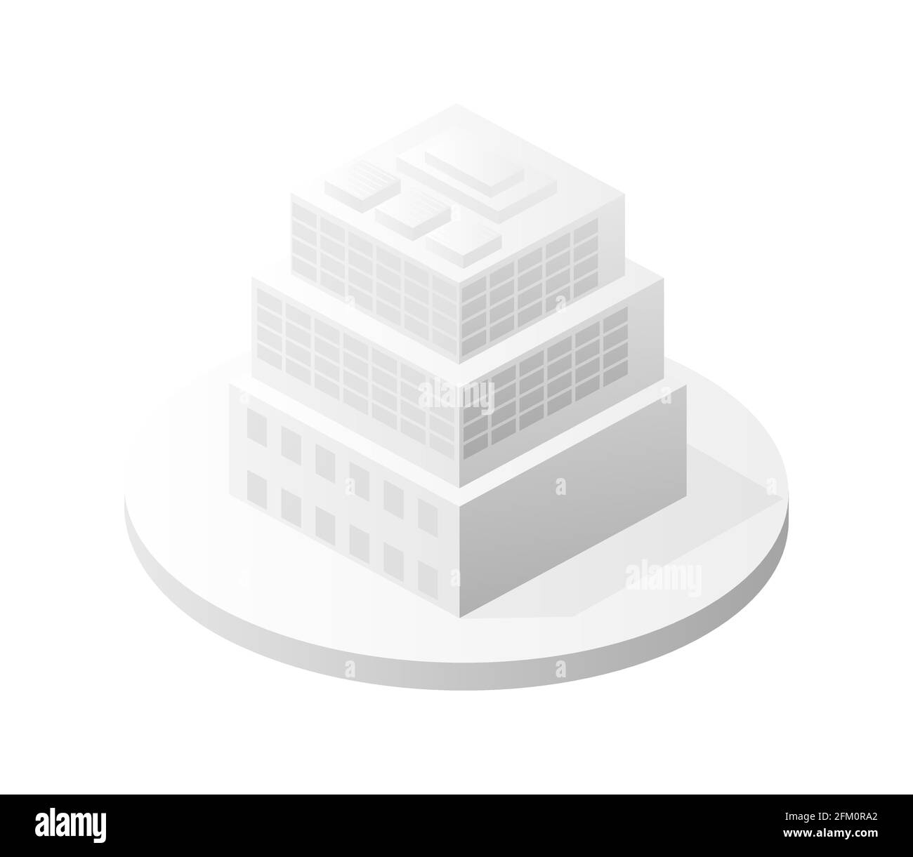 White building icon smart building home architecture Stock Vector Image ...
