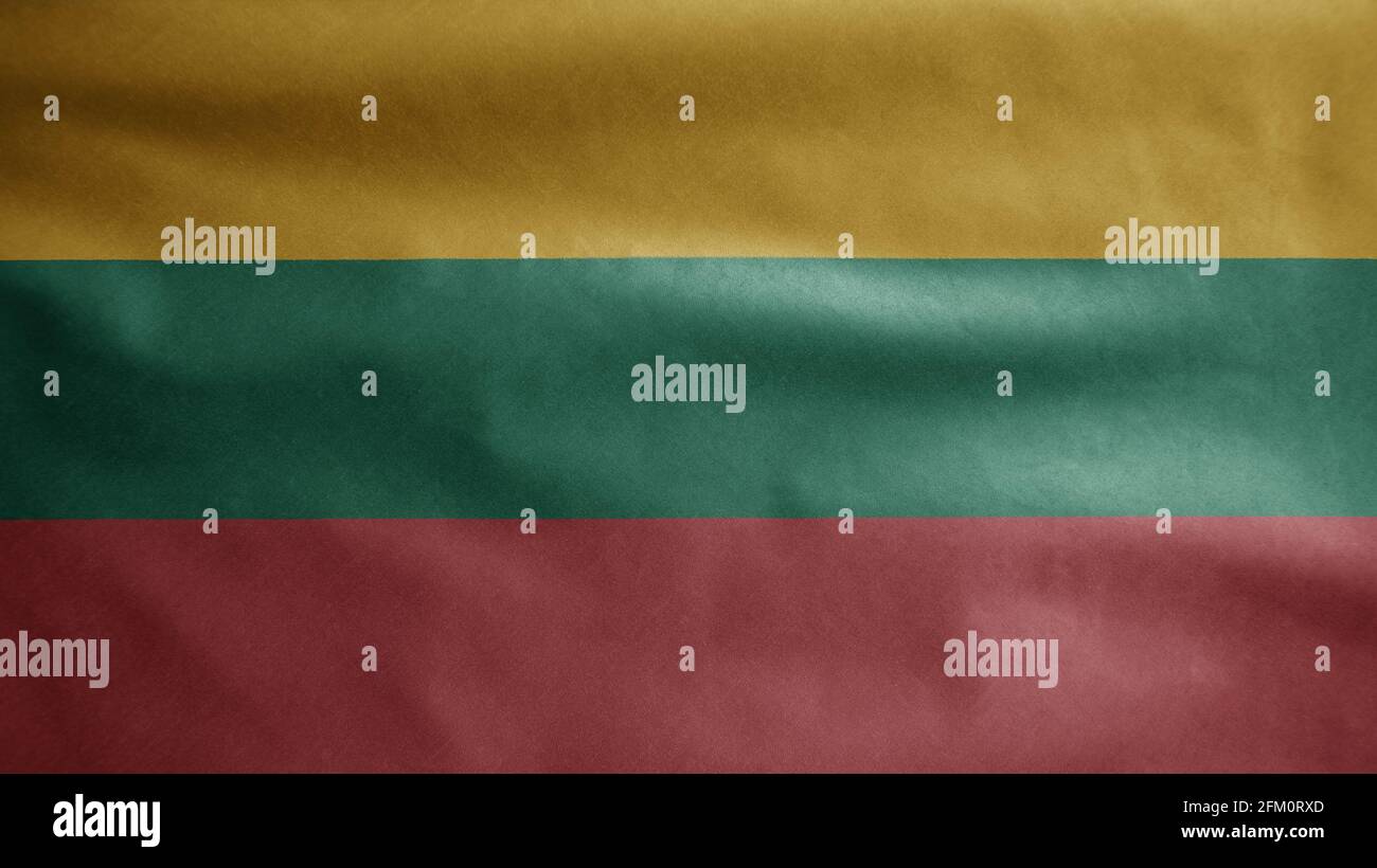 Wavy lithuanian flag hi-res stock photography and images - Alamy