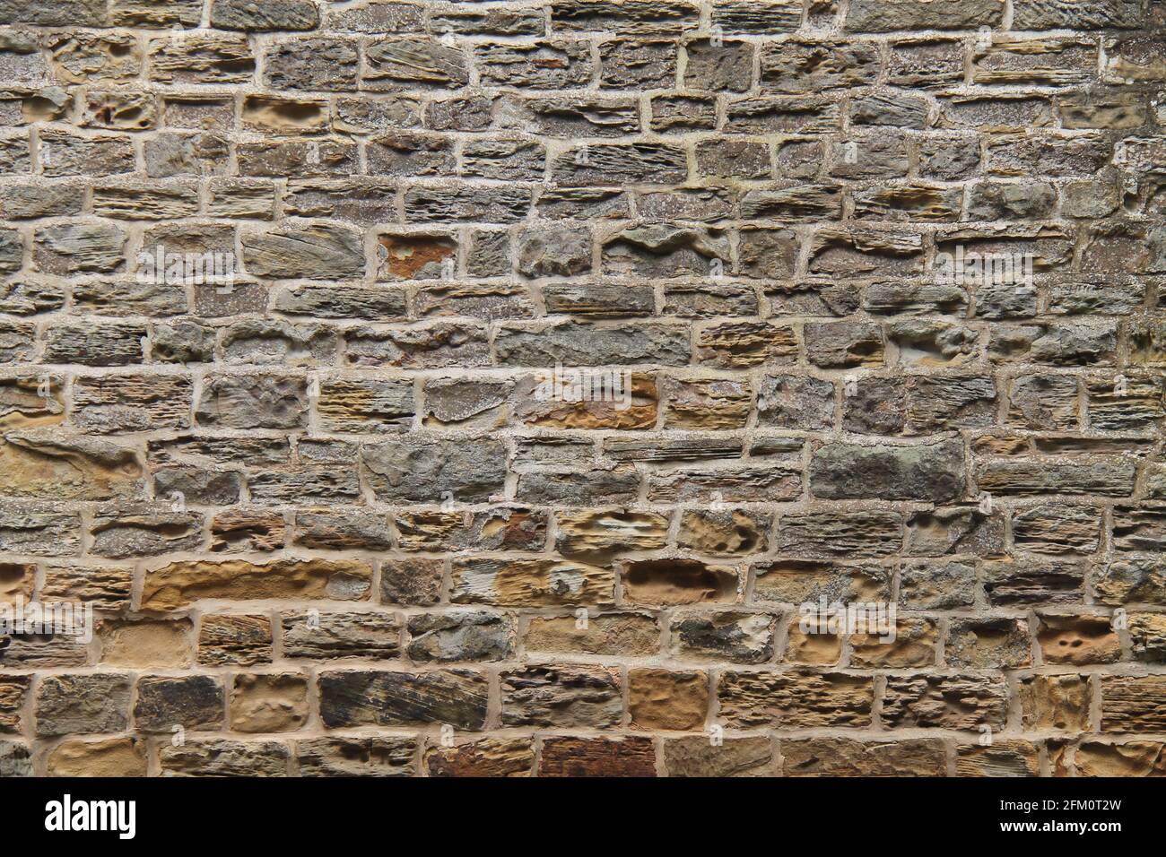 The Weathered Wall of a Vintage Stone Built Building Stock Photo - Alamy