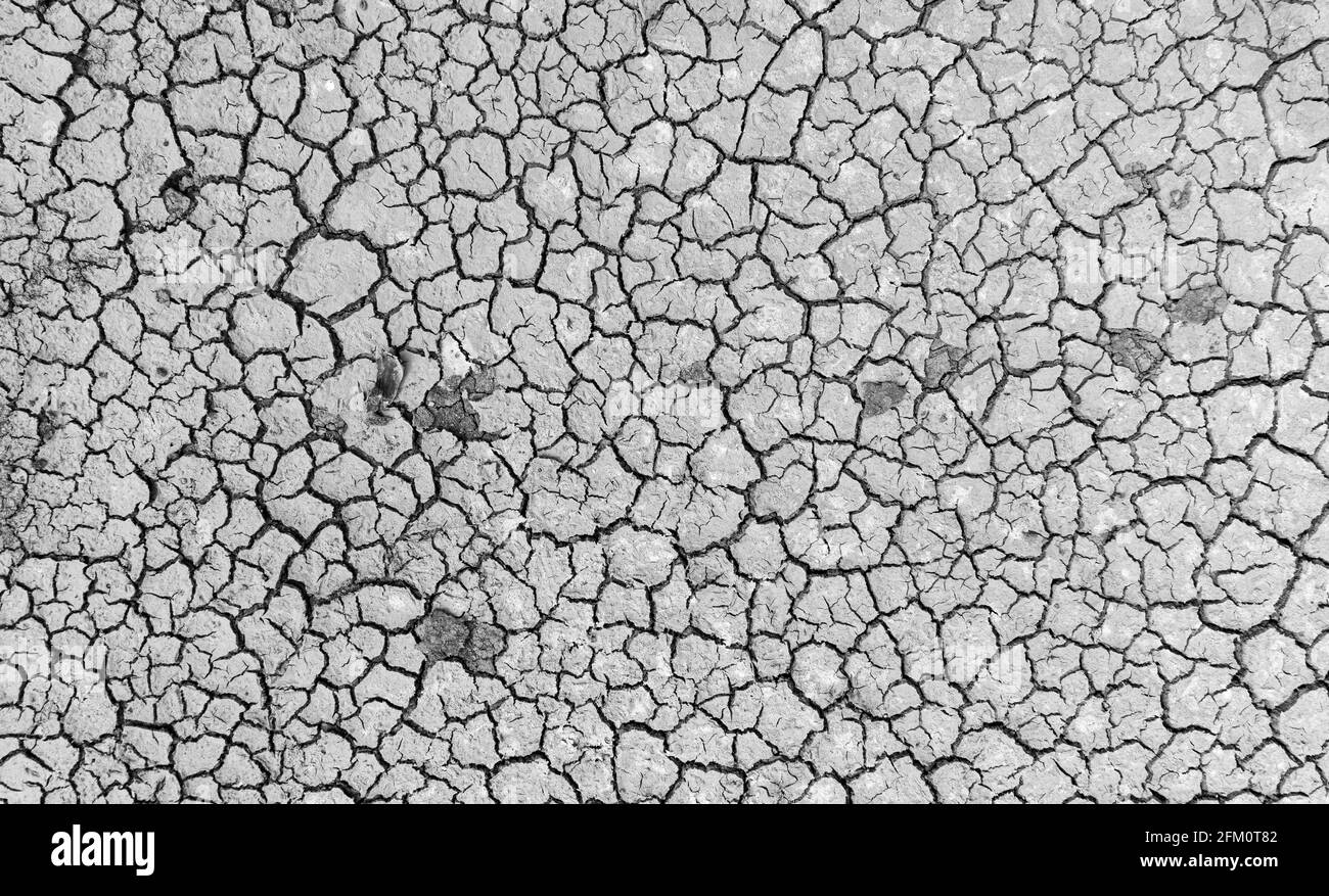 Mudflat cracked desert barren surface for natural background, layer ...