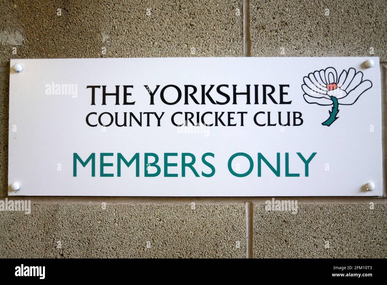Yorkshire ccc sign hi-res stock photography and images - Alamy