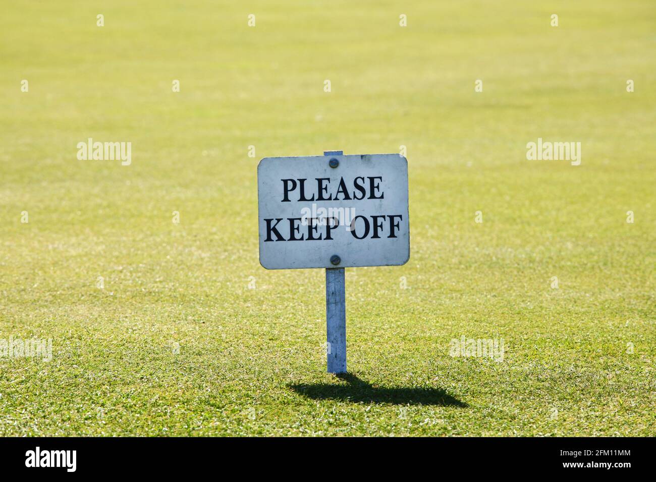 Please keep off the course hi-res stock photography and images - Alamy
