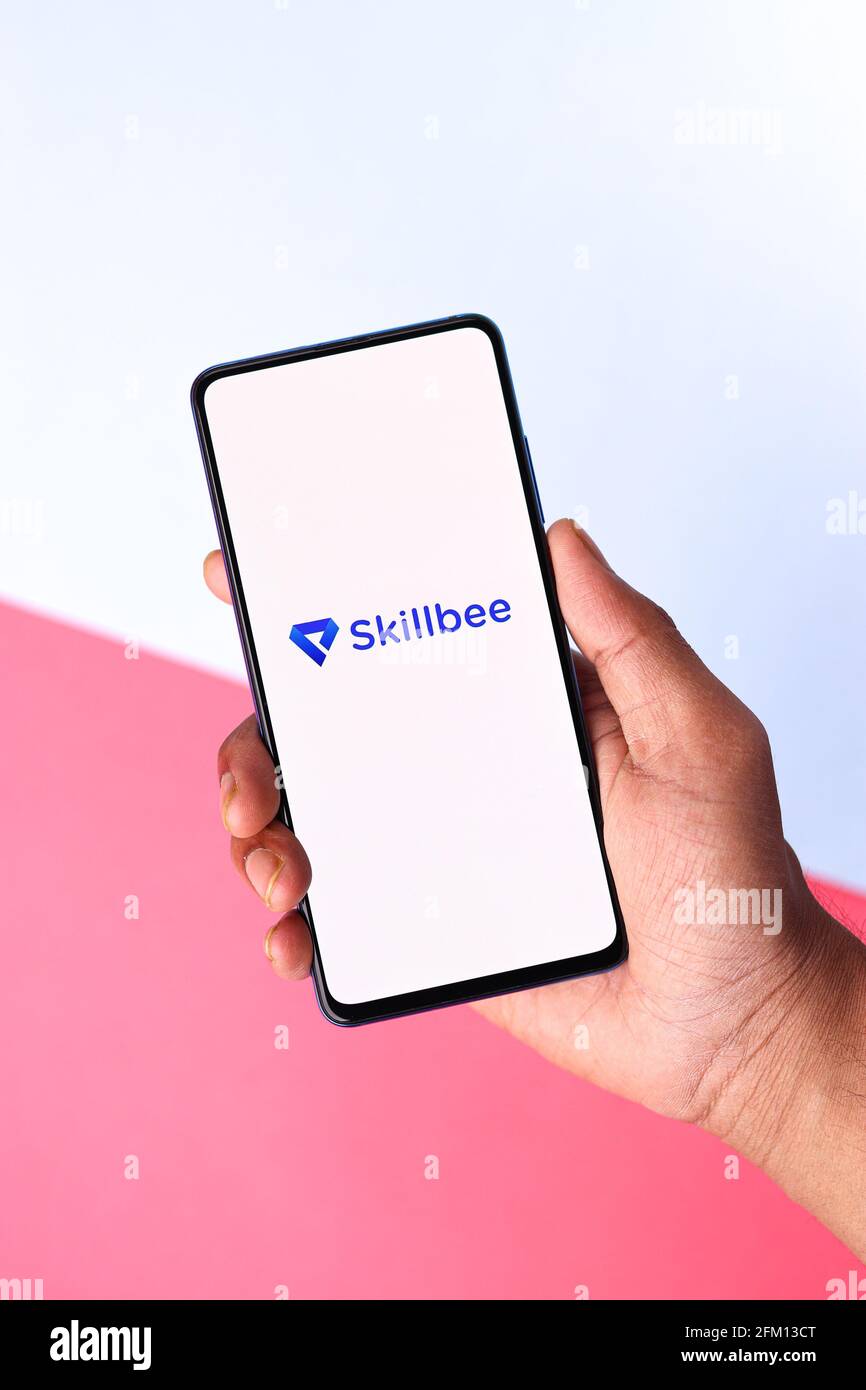 Assam, india - May 04, 2021 : Skillbee logo on phone screen stock image Stock Photo - Alamy