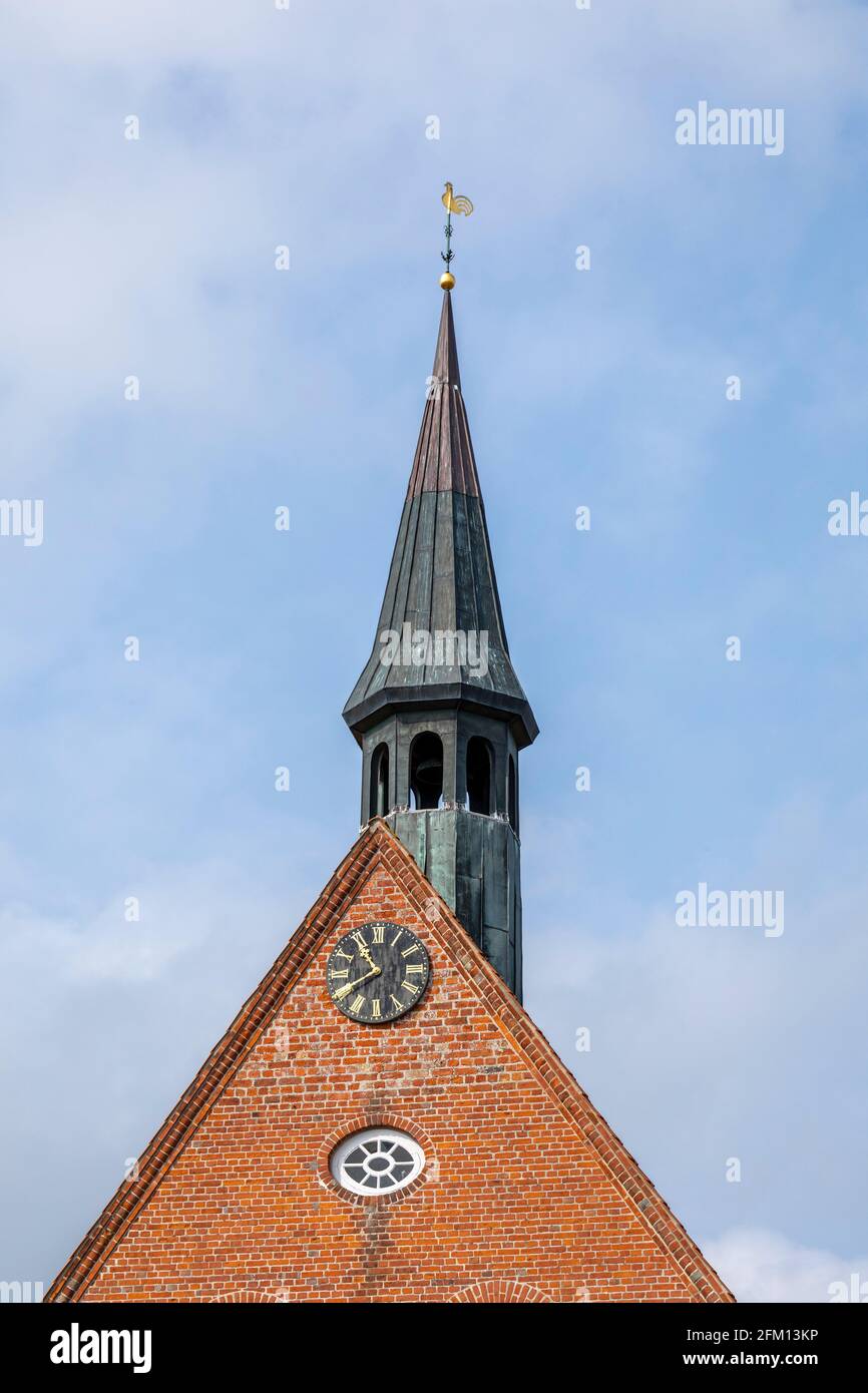 church, Gelting, Gelting Bay, Schleswig-Holstein, Germany Stock Photo ...