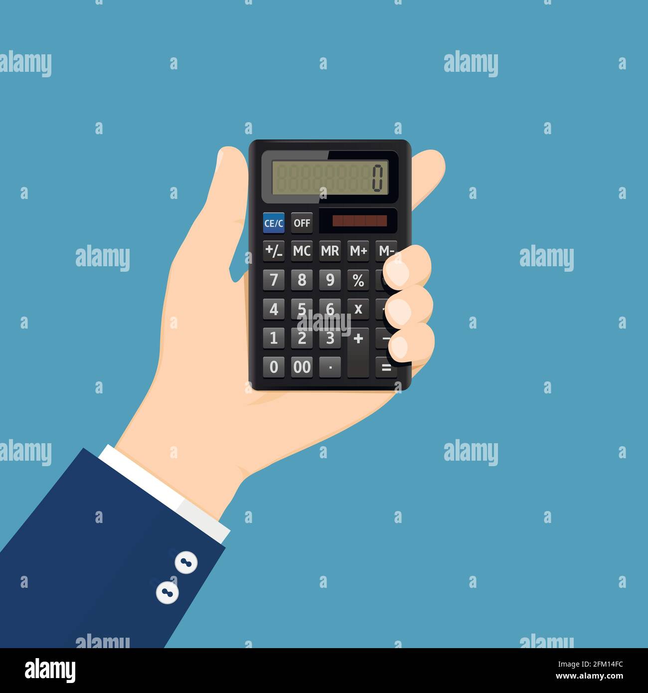 Icon accounting calculator Stock Vector Images - Alamy